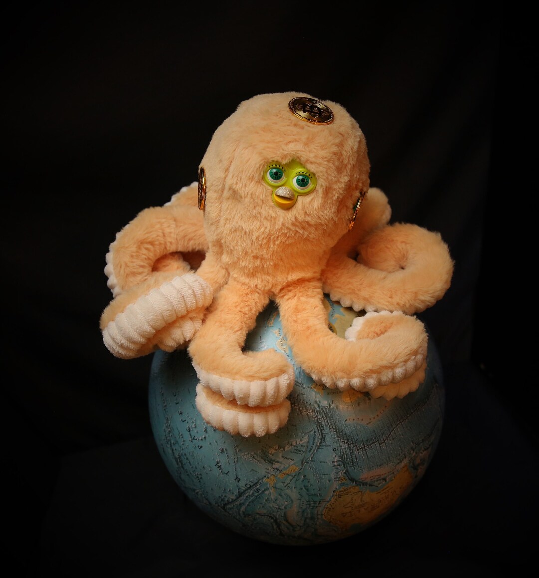 Custom Furby Oddbody Long Furby Octopus Handmade Art Plush Puppet ...