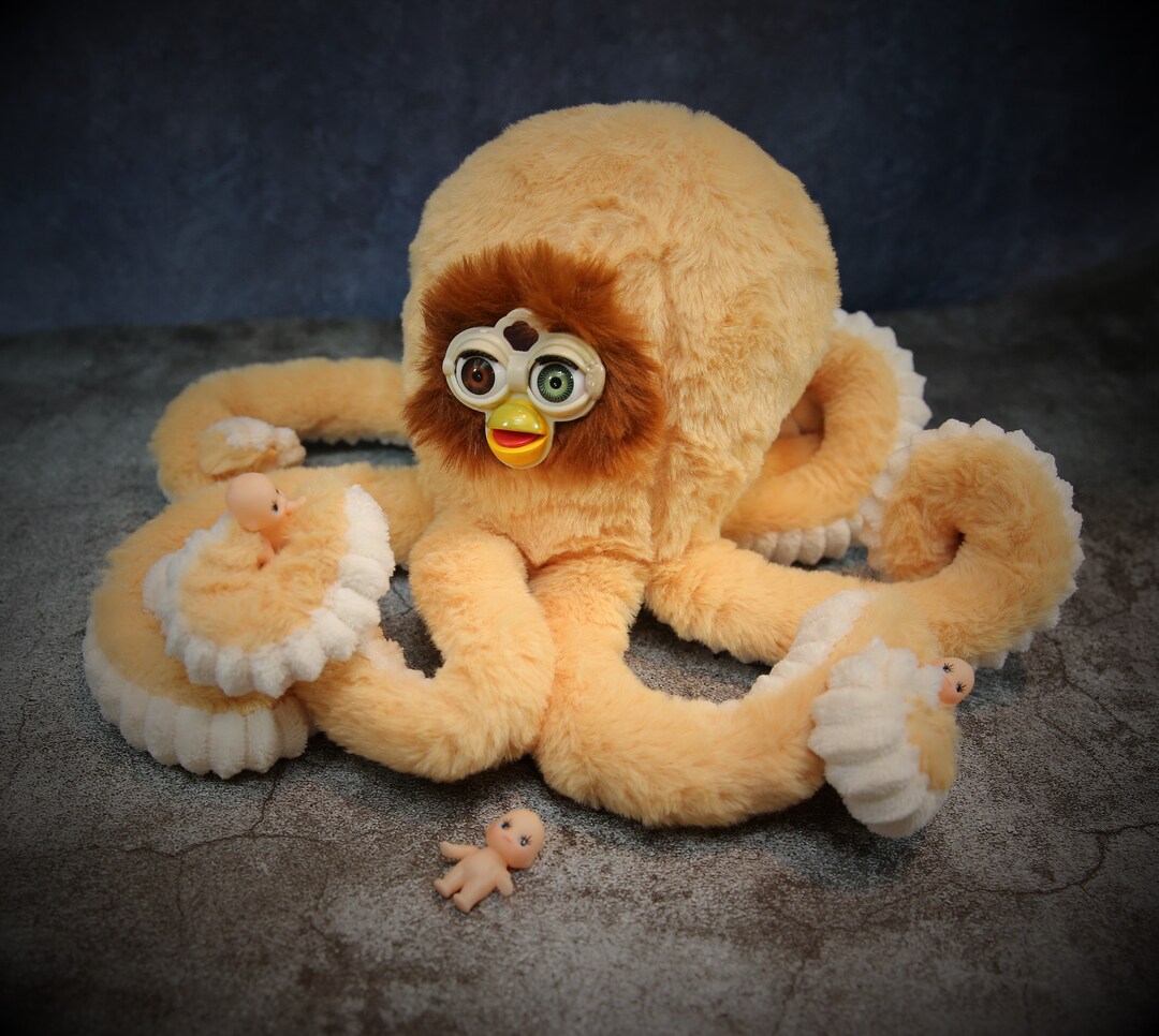 Custom Furby Oddbody Long Furby Octopus Handmade Art Plush Puppet ...