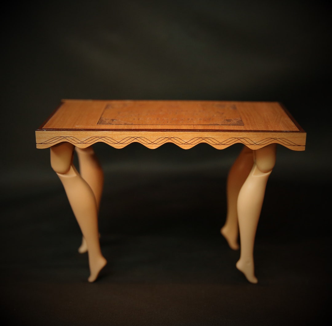 Handmade ART Toy Fantasy Creature Cursed Leg Table Doll Collectible ...