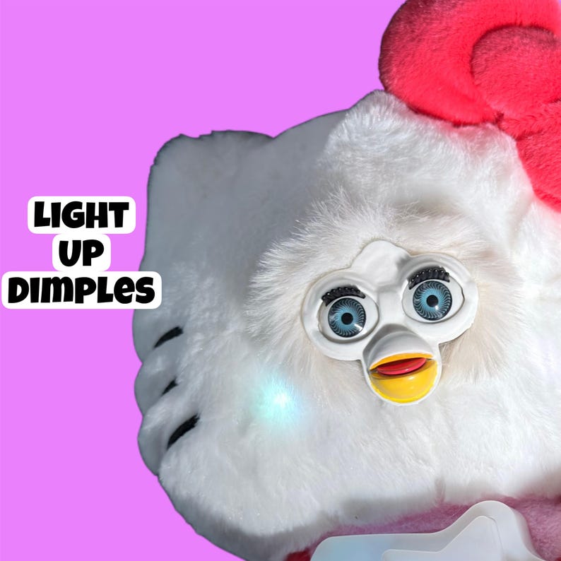 Custom Furby Oddbody Long Furby Kitty Cat Handmade Art Plush Puppet ...
