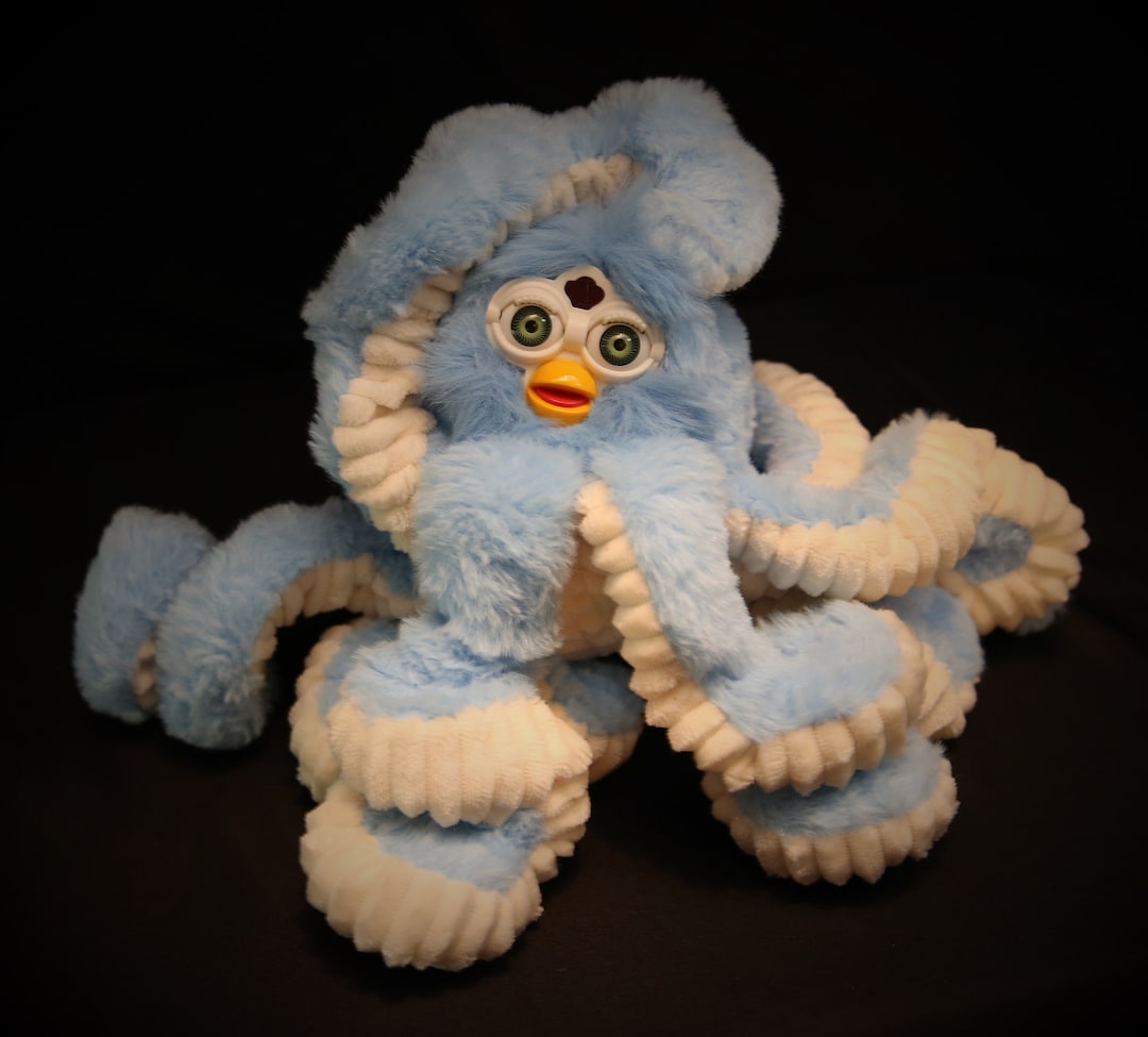 Custom Furby Oddbody Long Furby Octopus Handmade Art Plush Puppet ...