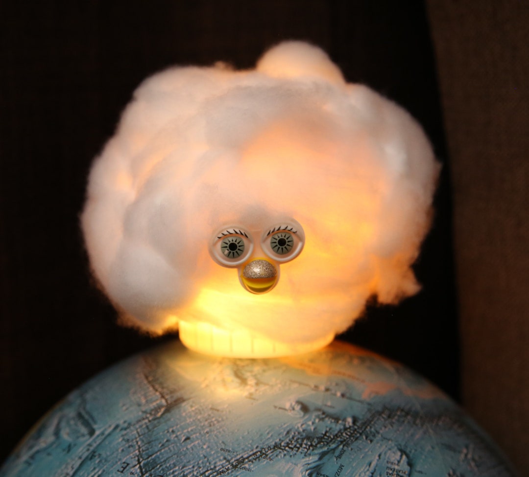 Custom Furby Oddbody Long Furby Cloud Handmade Art Plush Puppet Custom ...