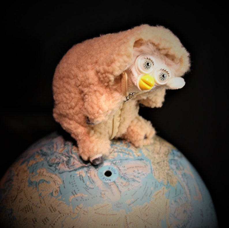 Long Furby Custom Sheep Stuffed Animal Cursed Art Dolls Weird Funny ...