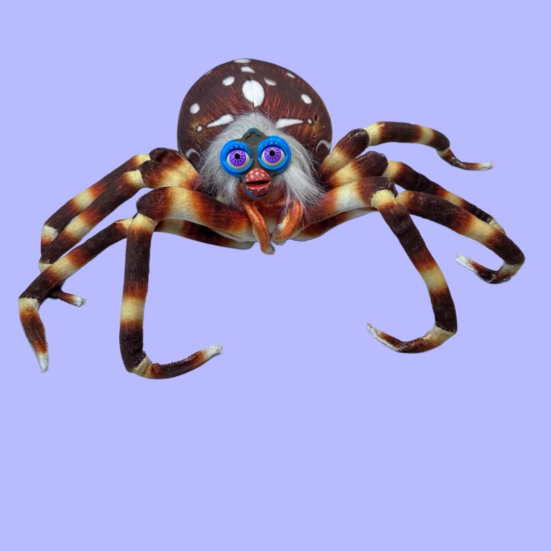 Custom Furby Oddbody Long Furby Spider Handmade Art Plush Puppet Custom ...
