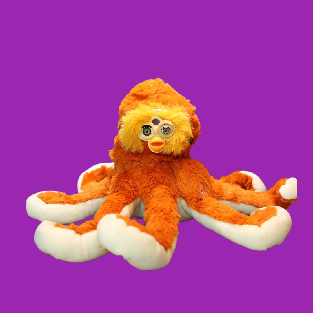 Custom Furby Oddbody Long Furby Octopus Handmade Art Plush Puppet ...