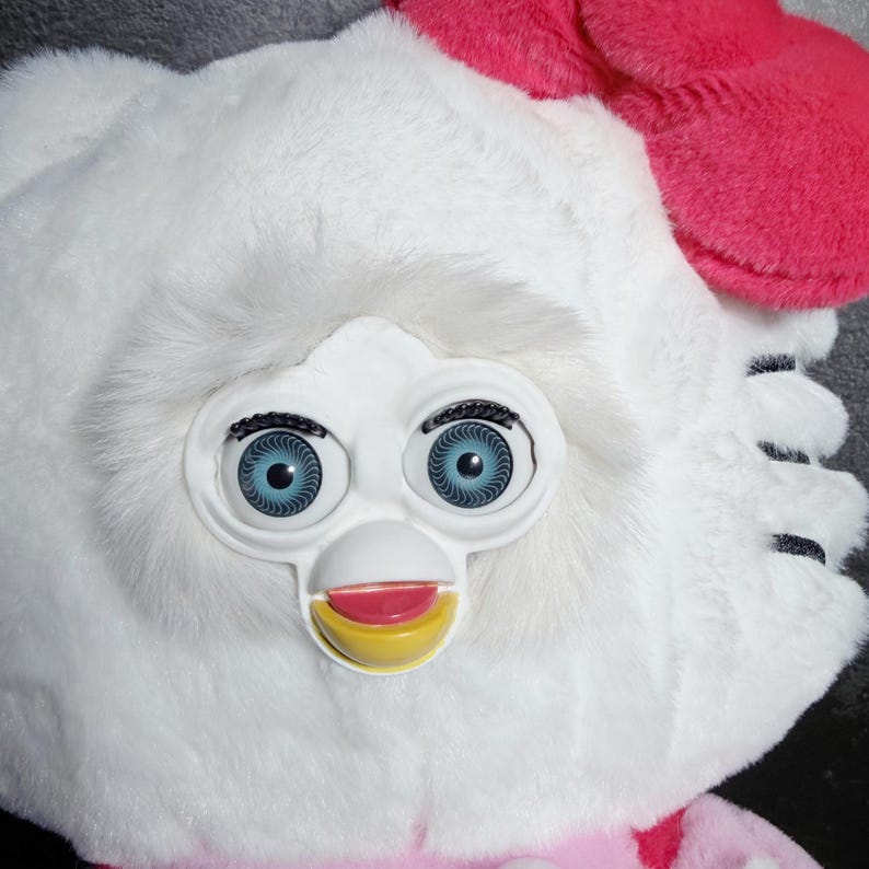 Custom Furby Oddbody Long Furby Kitty Cat Handmade Art Plush Puppet ...