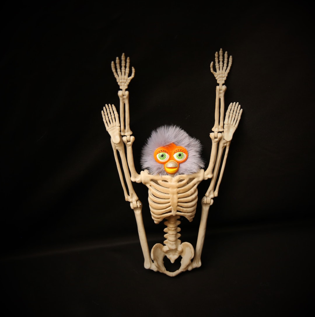Custom Furby Oddbody Long Furby Skeleton Handmade Art Plush Puppet ...