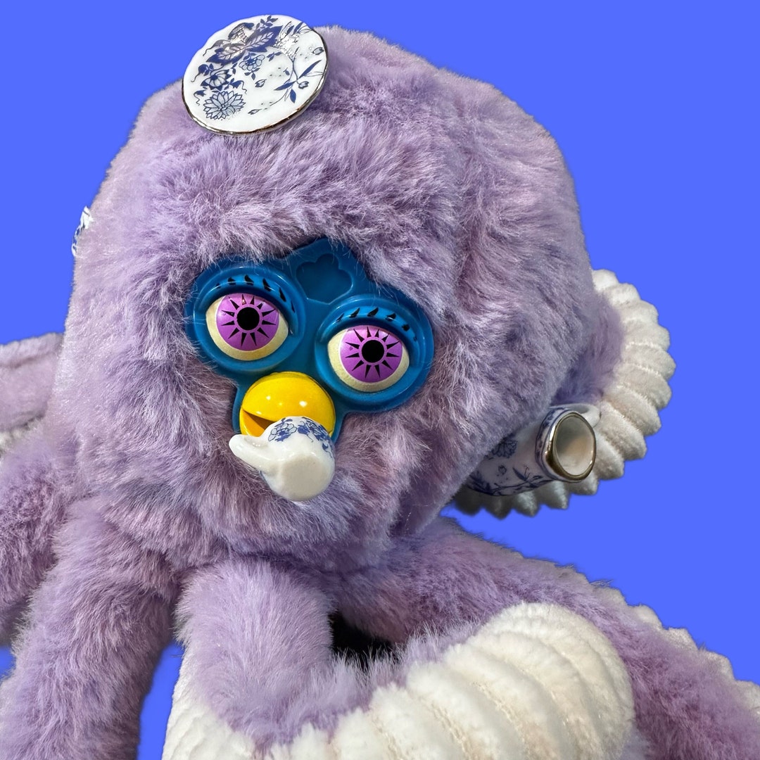 Custom Furby Oddbody Long Furby Mini Octopus Handmade Art Plush Puppet ...