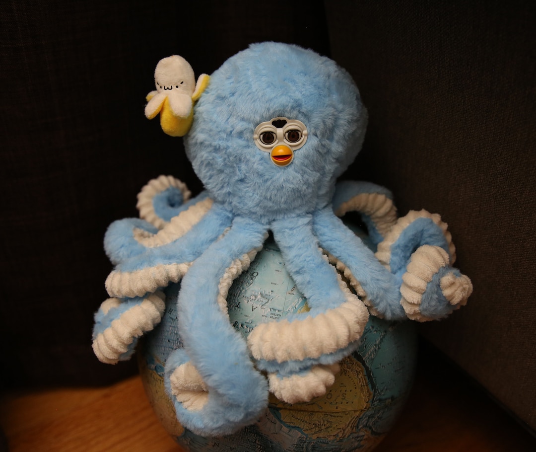 Custom Furby Oddbody Long Furby Octopus Handmade Art Plush Puppet ...