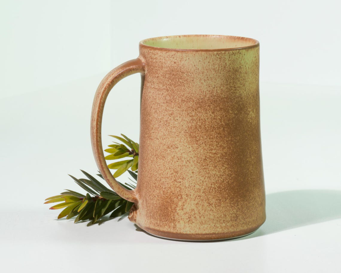 Tankard, Hand Thrown Stoneware Pottery, Ceramic Beer Mug - Etsy