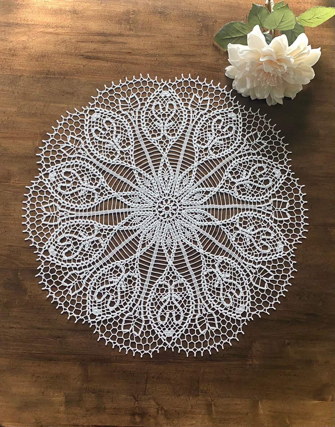 Mothers Day Gift, Crochet Large Doily, Lace Centerpiece, Home Decor ...