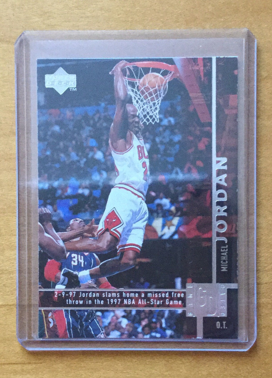 1996-1997 Upper Deck Michael Jordan, Card #316, Misprint Error - Etsy