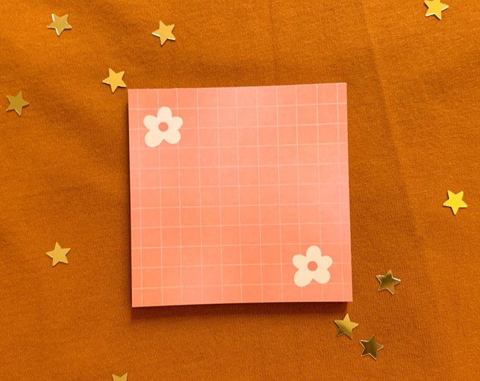 Flower Notepad// Memopad - Etsy