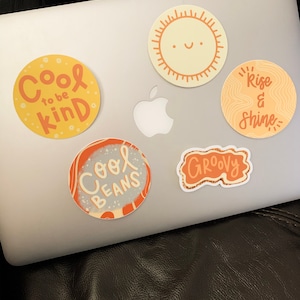 Cool to Be Kind Vinyl Stickers - Etsy