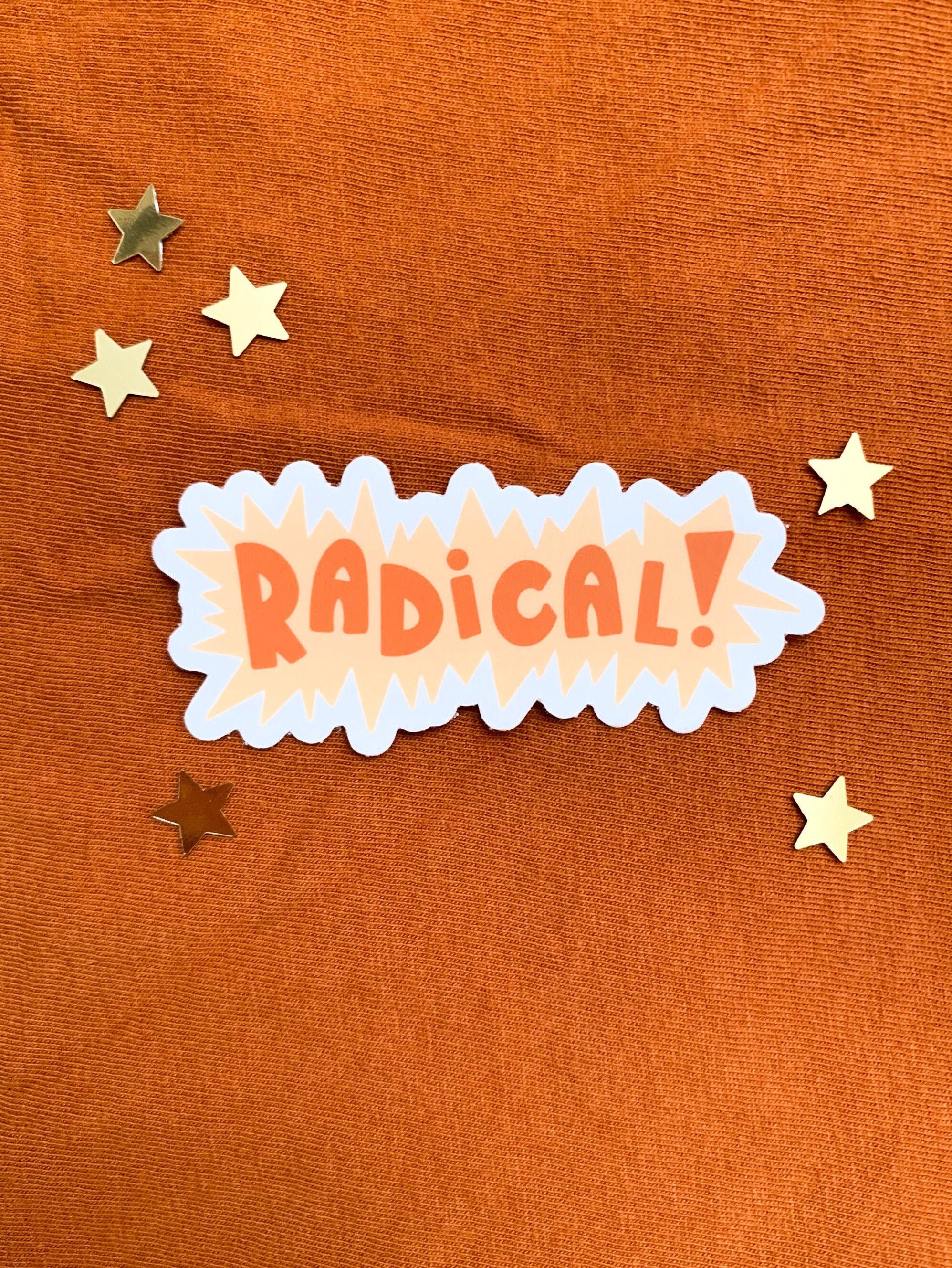 Radical Vinyl Sticker - Etsy