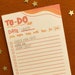 To-do List Notepad - Etsy