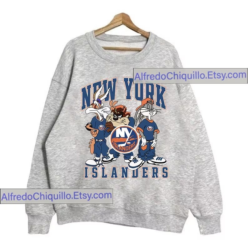 NHL New York Islanders Looney Tunes Sweatshirt, Vintage Ice Hockey ...