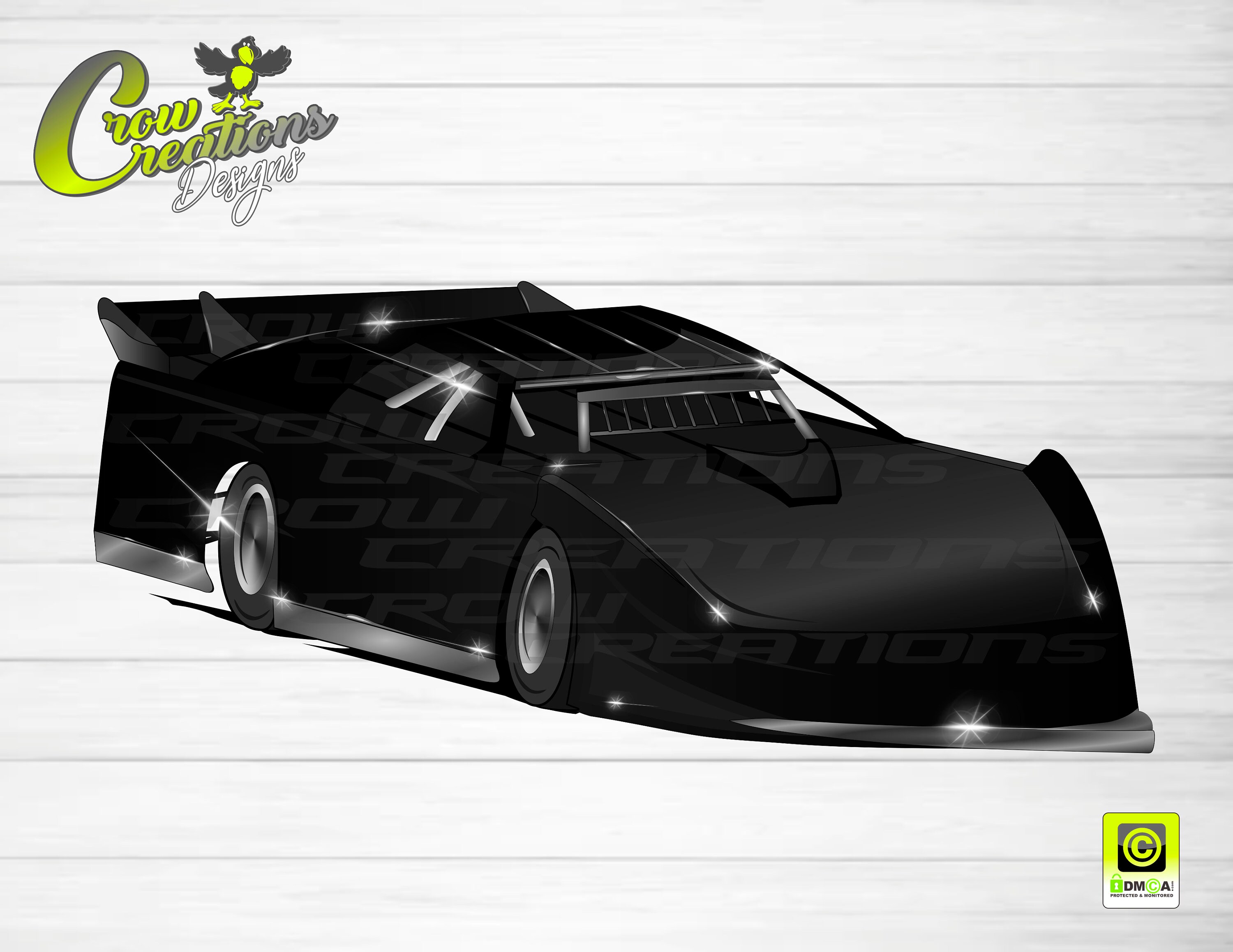 Late Model Racecar PNG Design Sublimation Racing Design Dirt - Etsy
