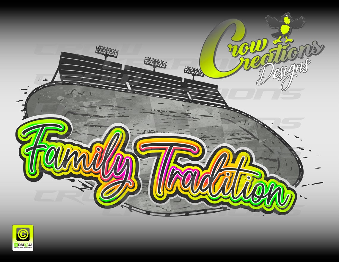 Family Tradition Race Track Race Design Sublimation Racing - Etsy