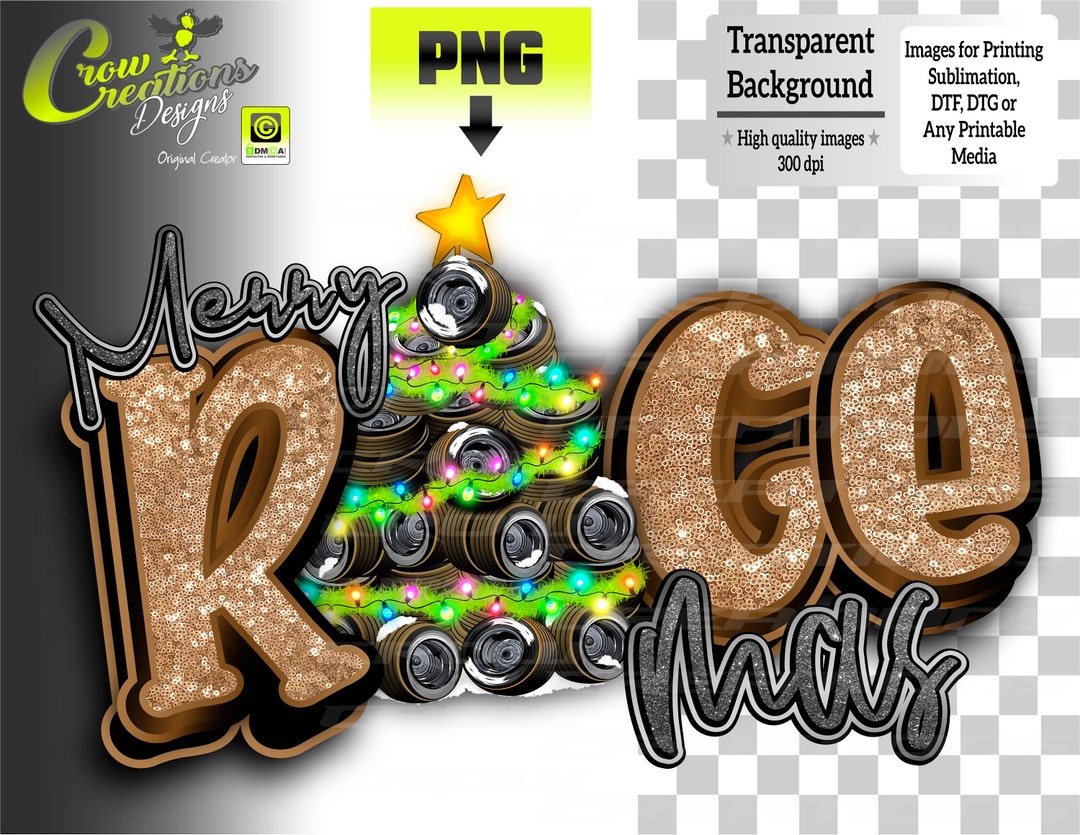 Merry Racemas, Racing Christmas Design, Racing Christmas Tree, Dirt ...