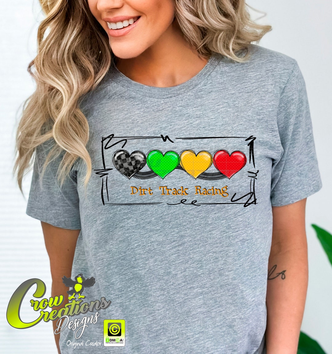 Love Dirt Track Racing PNG, Racing Hearts Digital Download, Racing ...