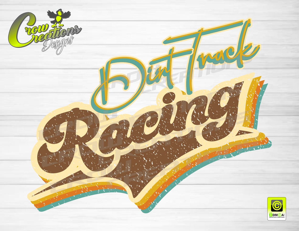 Retro Dirt Track Racing Design Sublimation Racing Png - Etsy