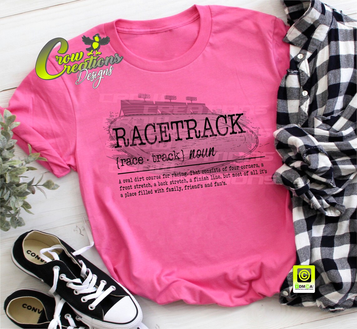 Racetrack Word Definition PNG Definition Racing Design - Etsy