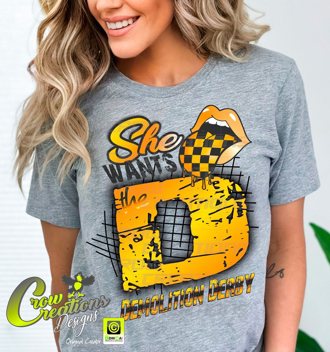 She Wants the D Demolition Derby, Racing PNG, Race Design, Women’s Race ...