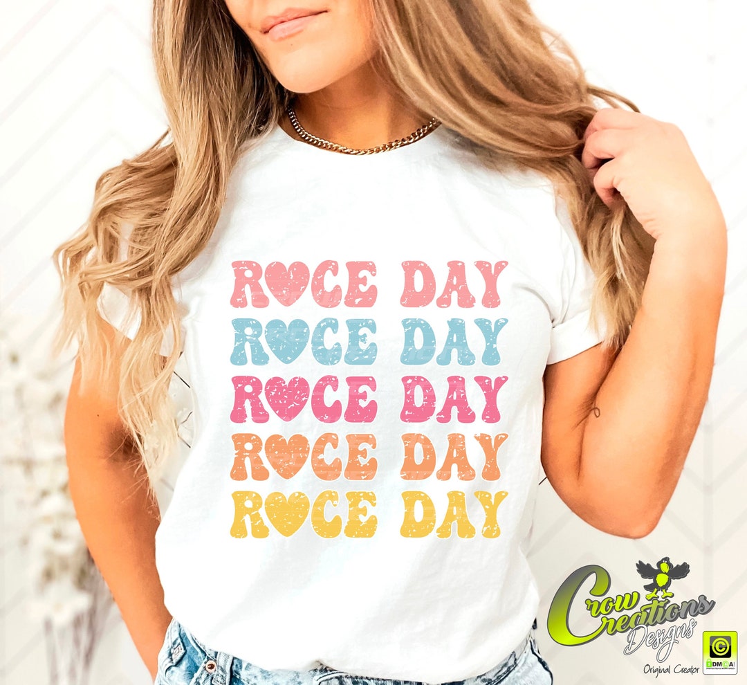 Race Day Retro Groovy/trendy Race Png/racing Shirt Design/race Vibes ...