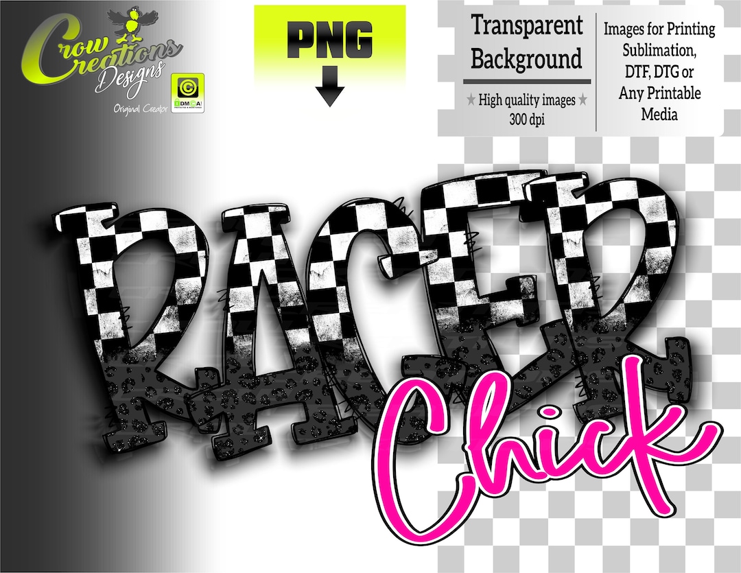 Racer Chick PNG, Racing Sublimation, Sublimation Racing Design, Racing ...