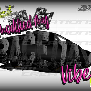 Modified My Race Day Vibes, Racing PNG, Race Design, Women’s Race Shirt ...