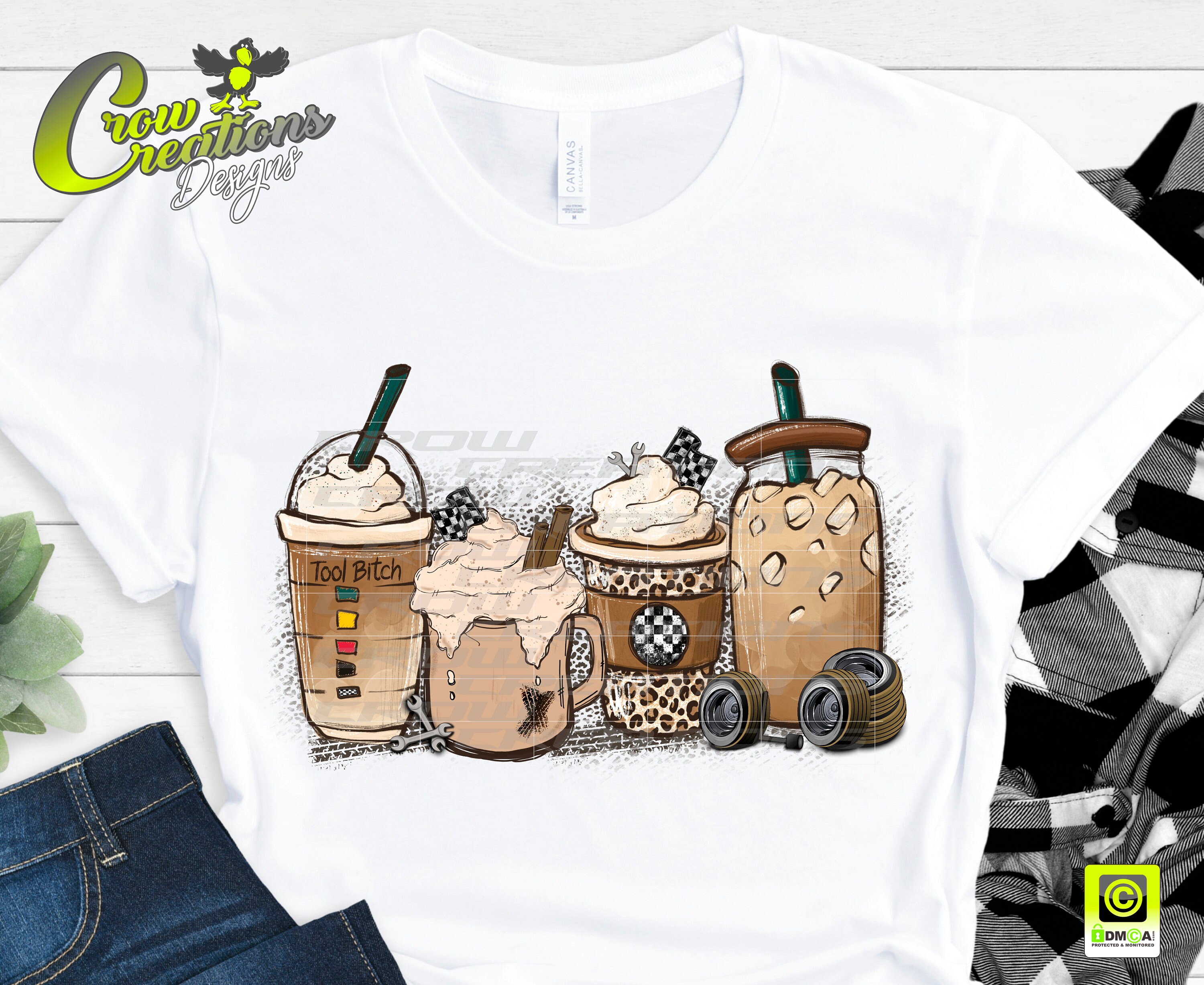 Tool Bitch Racing Coffee Latte Png/race Drink Latte/race Latte Png ...