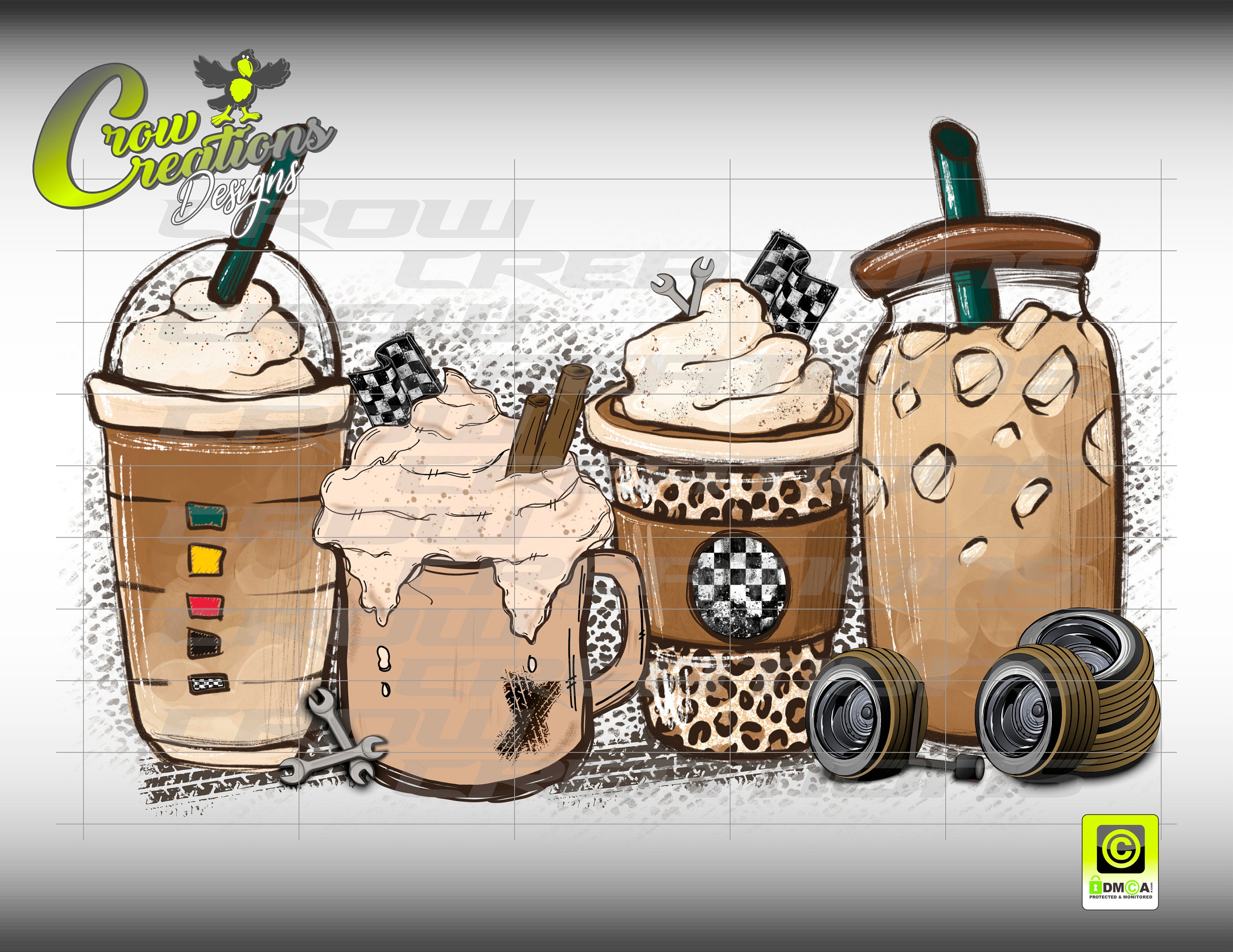 Racing Coffee Latte PNG Race Drink Latte Race Latte PNG - Etsy
