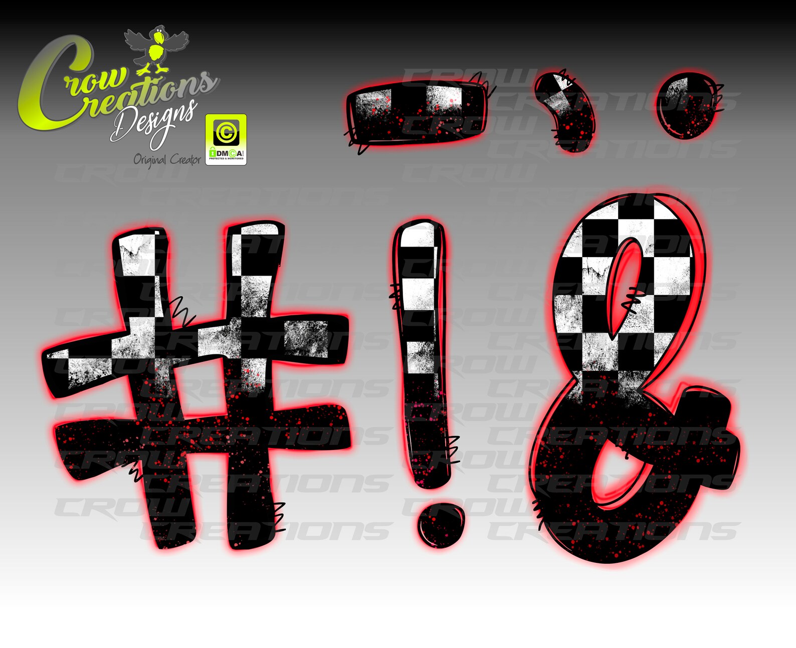 Checkered Leopard Racing Letters Png/race Alphabet Letters/racing ...