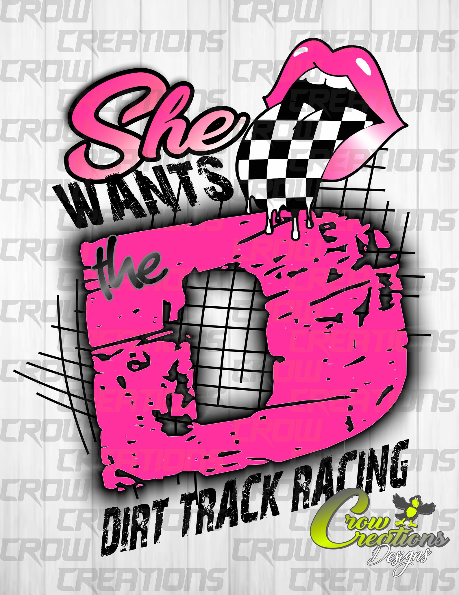 She Wants the D Dirt Track Racing/racing Png/race Design/sublimation ...