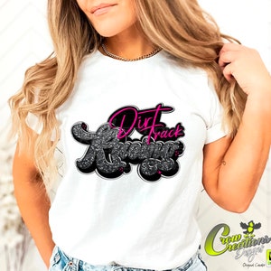 Glittery Dirt Track Racing PNG Design, Race Day, Race Vibes, Racing Png ...