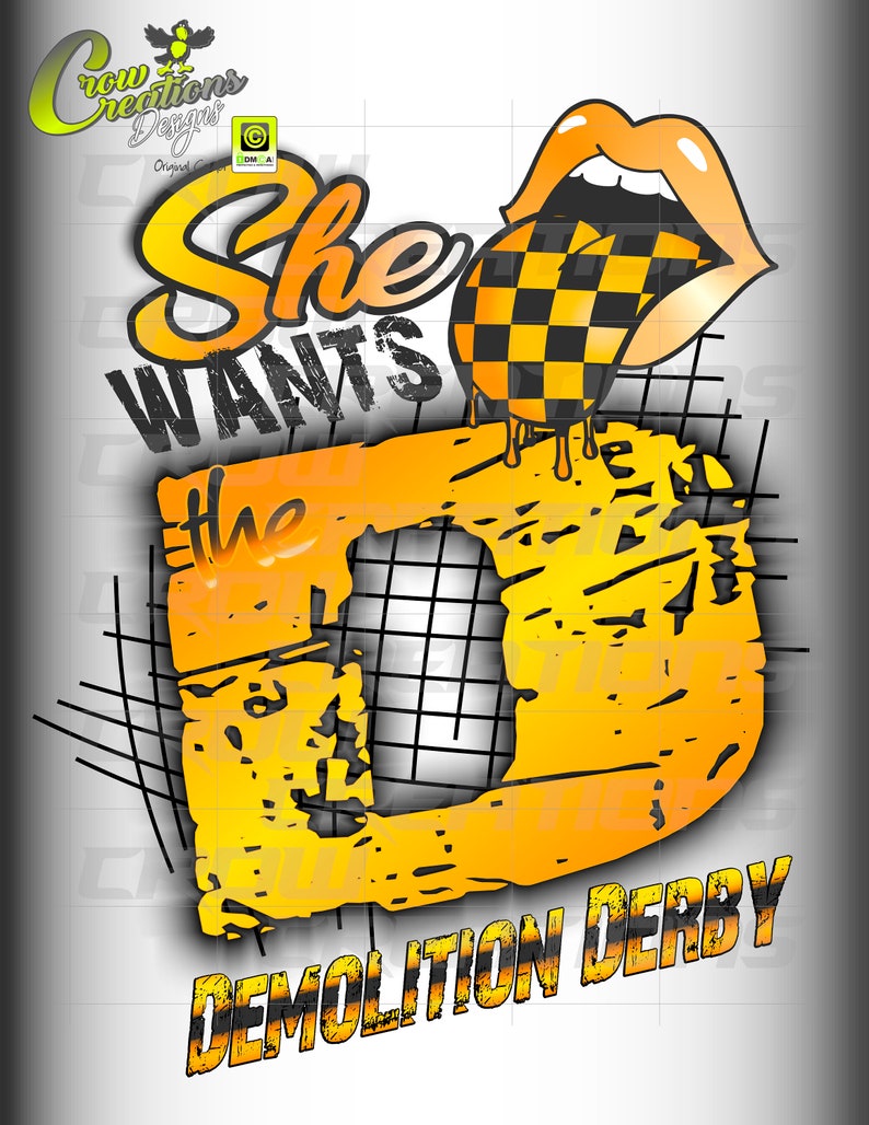 She Wants the D Demolition Derby, Racing PNG, Race Design, Women’s Race ...