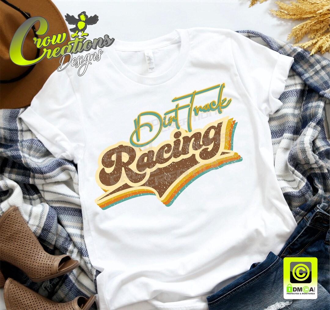 Retro Dirt Track Racing Design, Sublimation Racing Png, Sublimation Png ...