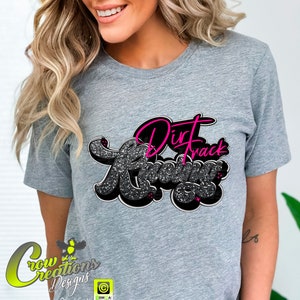 Glittery Dirt Track Racing PNG Design, Race Day, Race Vibes, Racing Png ...