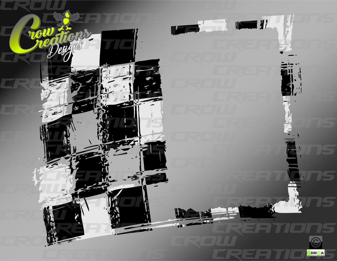 Checkered Flag Distressed Background Bundle, Digital Papers ...