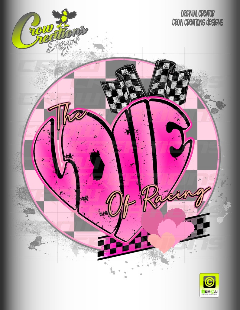 The Love of Racing, Retro Racing Design, Race Design, Racing PNG, Race ...