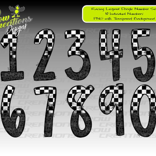 Racing Doogle Numbers Dirt Track Racing Sublimation Racing - Etsy