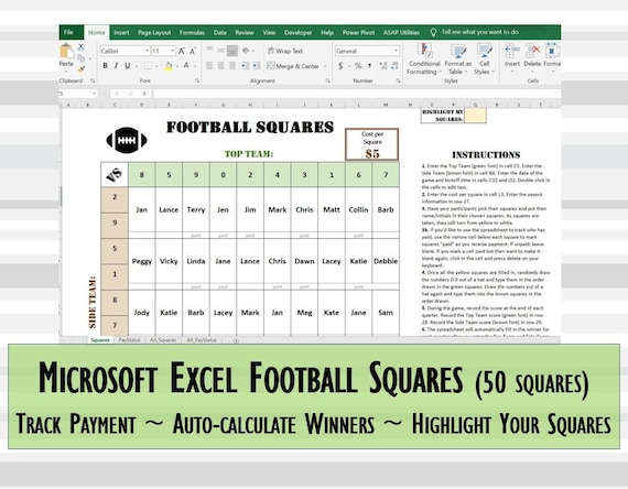 Excel Grid Template