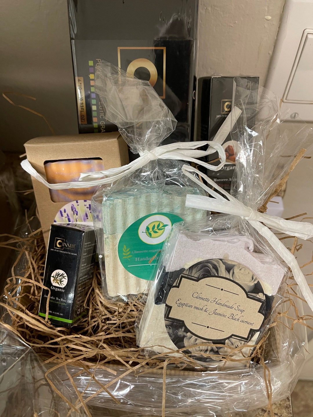 Gift Baskets With Essential Oils and Handmade Soap - Etsy