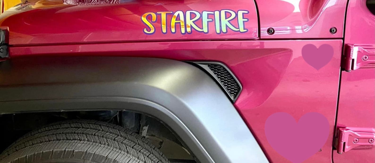 Custom Hood Decals Set of Two, Layered Hood Decal, Hood Decals for ...