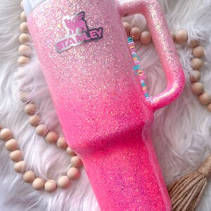 Stanley Glitter Tumbler, Pink Stanley Glitter Tumbler, Glitter Stanley ...
