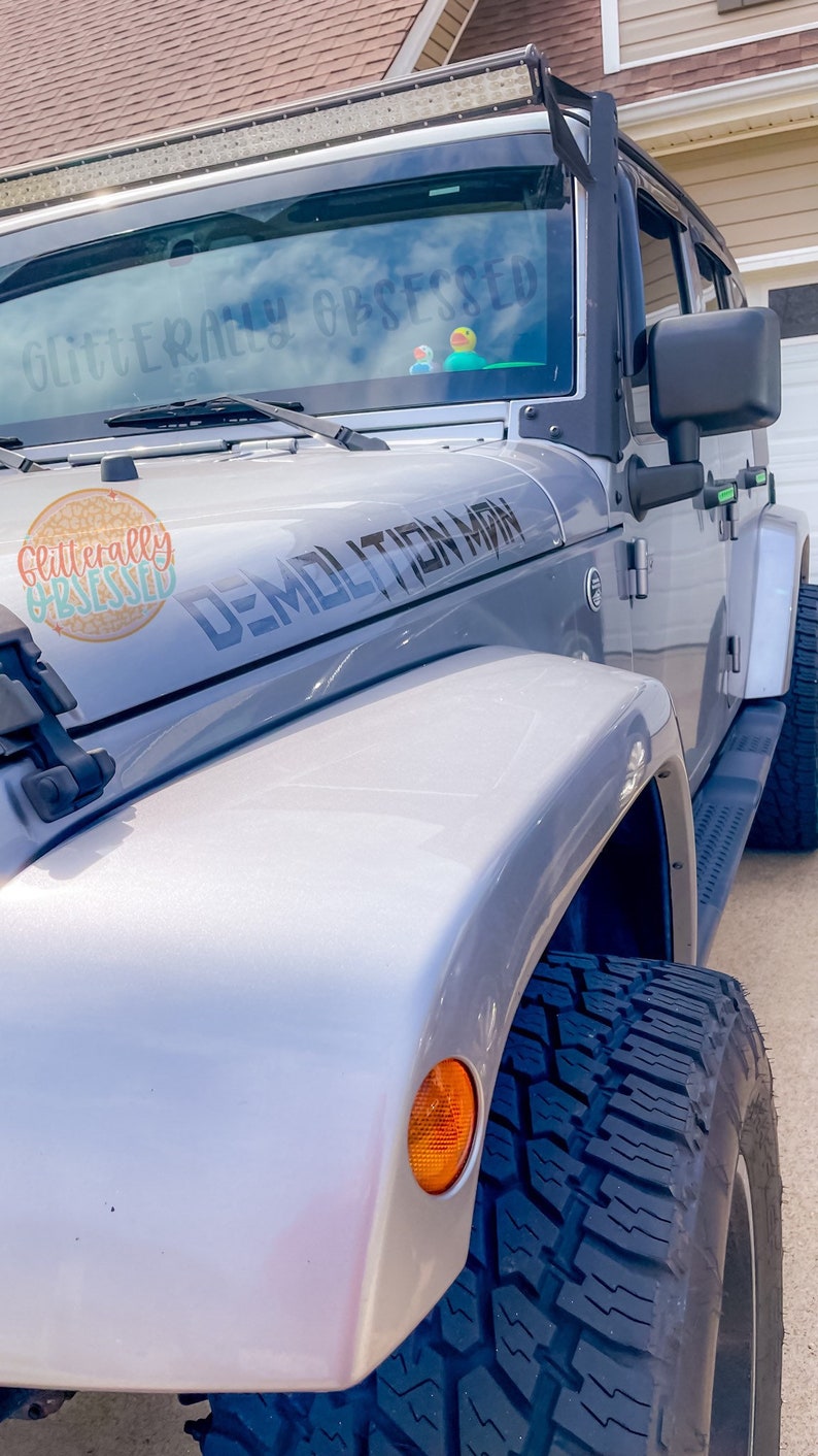 Custom Hood Decals Set of Two Layered Jeep Hood Decal Hood - Etsy