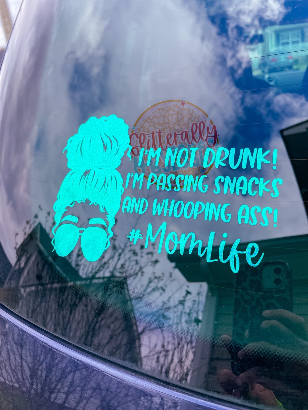 Im Not Drunk Decal, Im Not Drunk Im Passing Snacks, Mom Car Decals ...