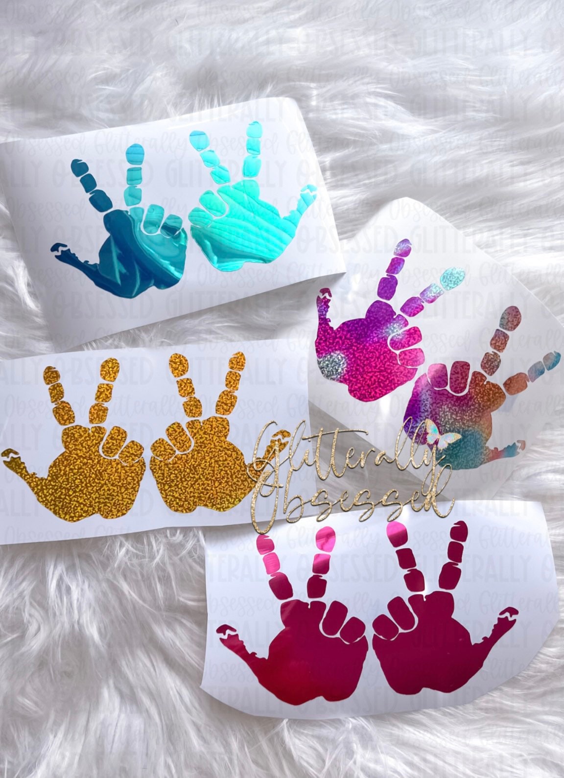 Set of 2 Hand Wave Peace Wave Decal for Side Mirrors - Wave Decal ...
