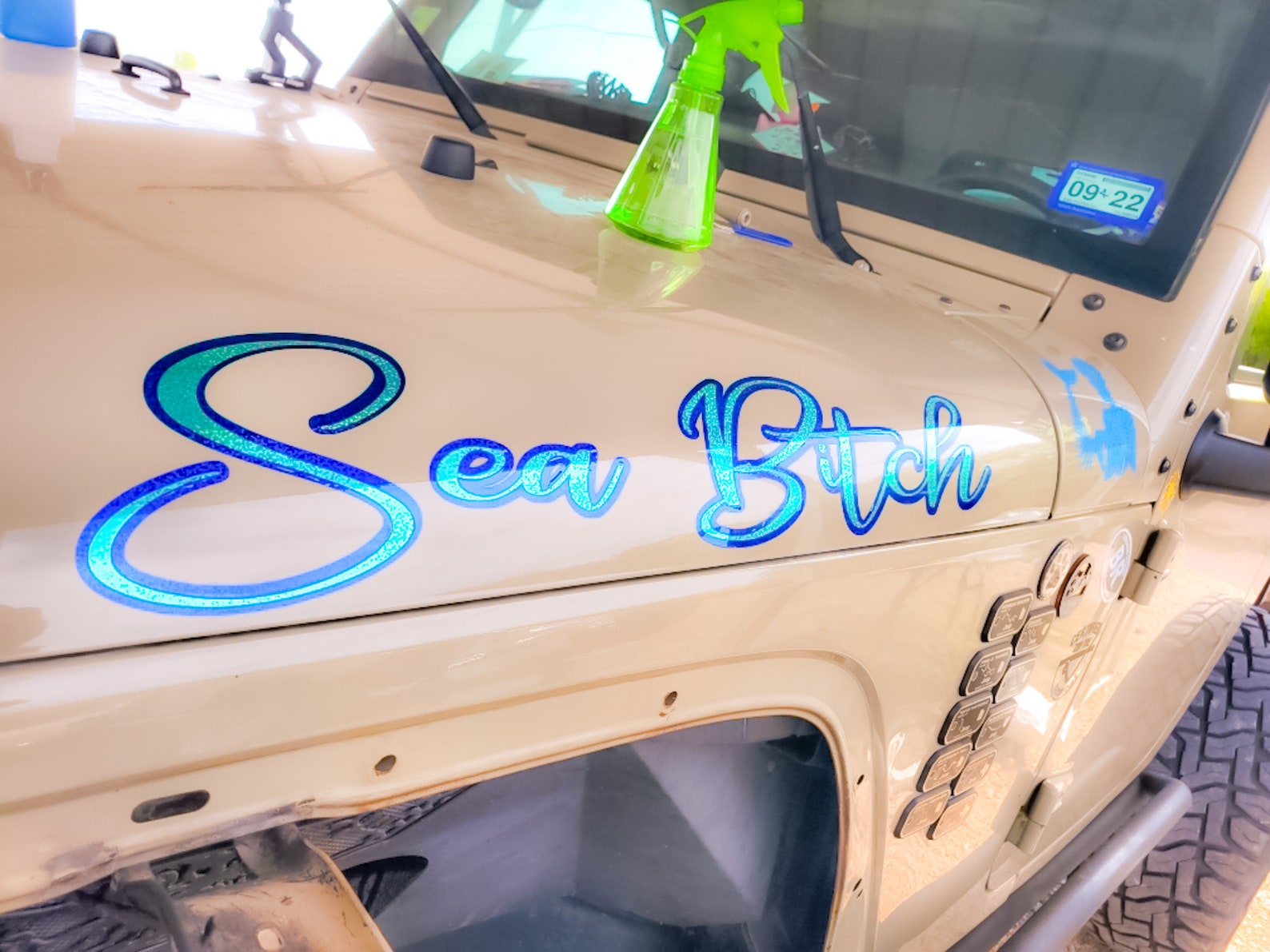 Custom Hood Decals Set of Two, Layered Hood Decal, Hood Decals for ...